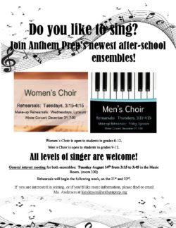 Choir Recruitment2 - Great Hearts Anthem, Serving Grades K-12